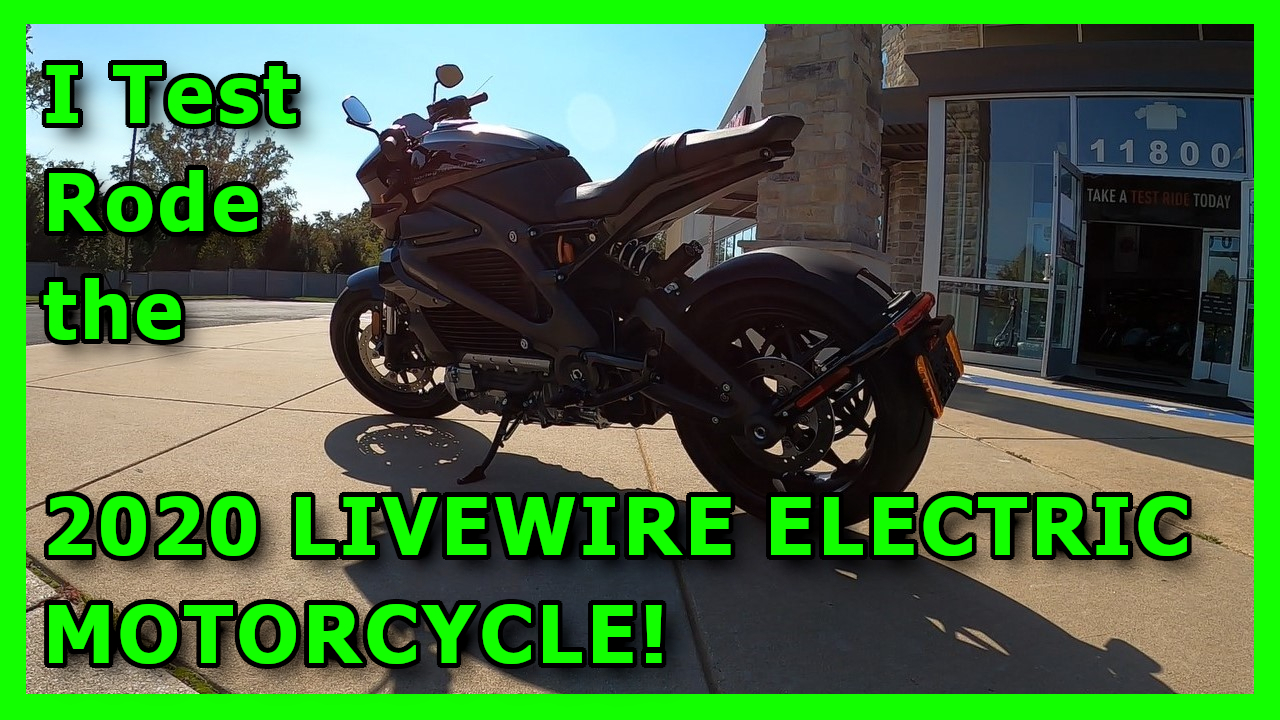 Come Along as I ride the 2020 Harley LiveWire ELECTRIC MOTORCYCLE!