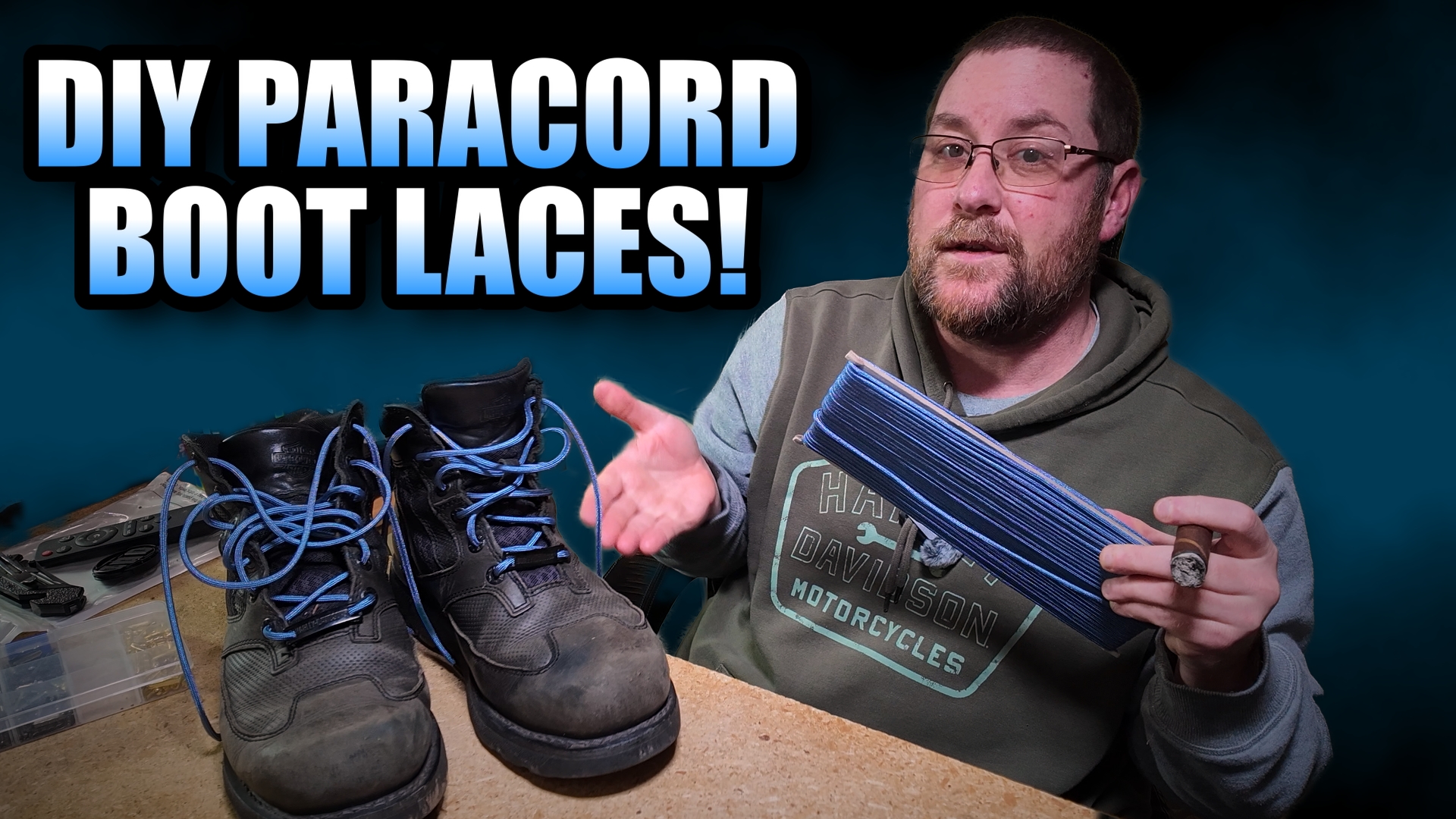 Make your own BOOT LACES - no special tools required!