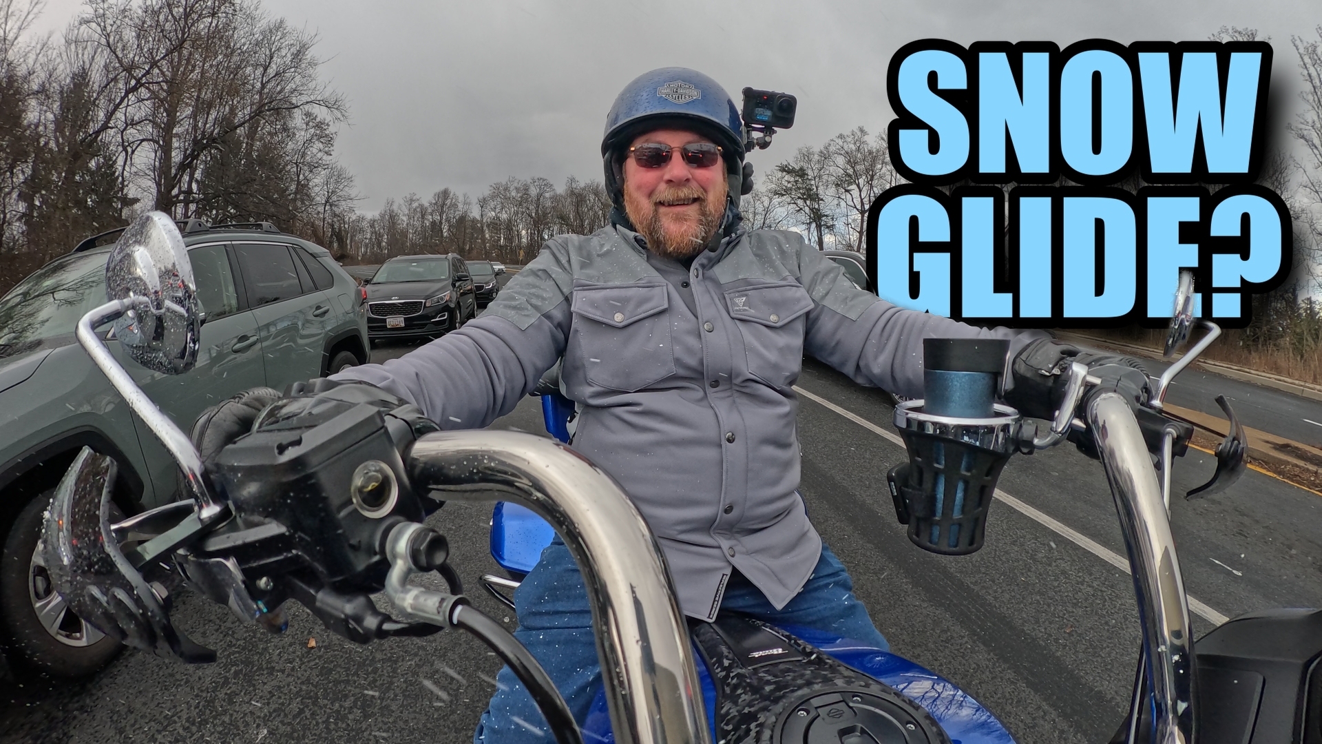 I'll take what I can get! From SUN to SNOW on my 2024 Harley Road